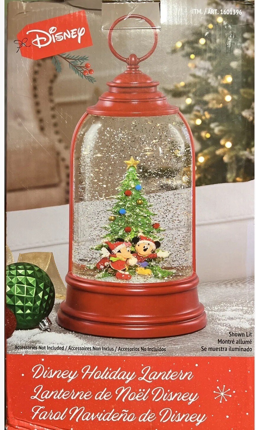 Disney Holiday Lantern with Lights and Music - Christmas Decoration | eBay
