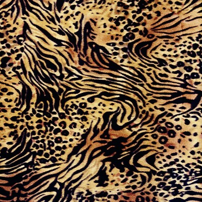 Combo Animal Skin Print Fleece Fabric - 60" Wide - Sold by The Yard ...
