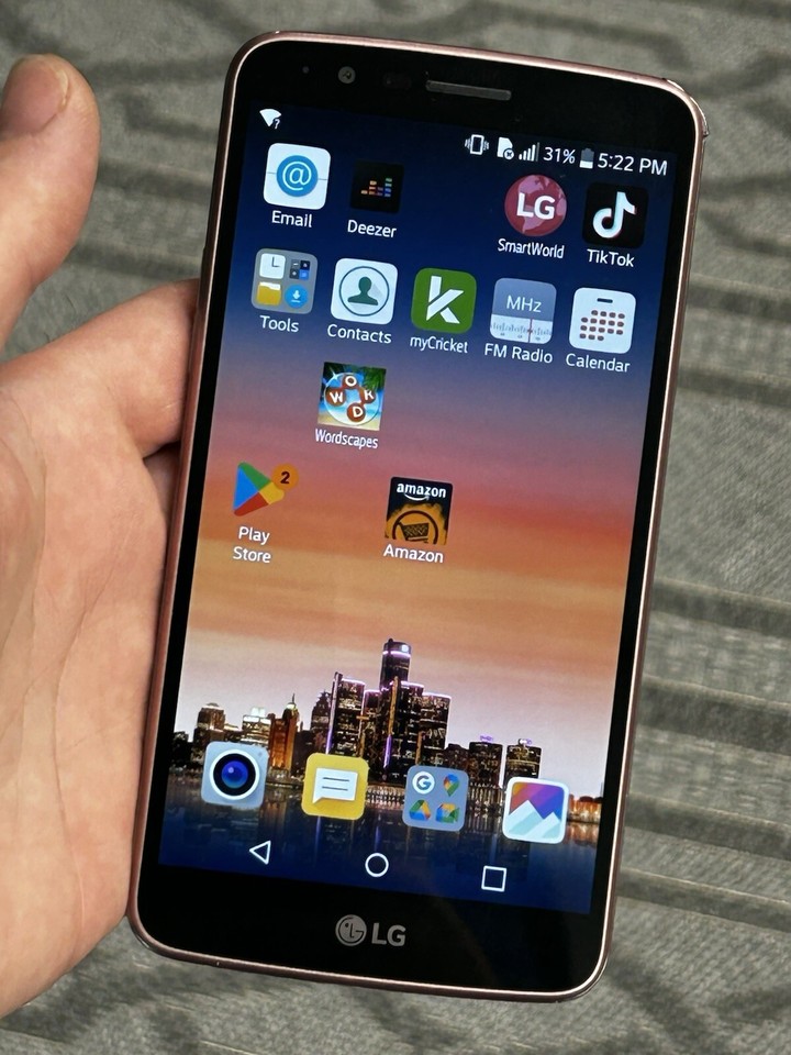 CRICKET WIRELESS LG Stylo 3 16GB M430 4G LTE Android Smart Camera ...