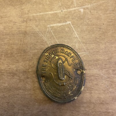 Singer 66 Sewing Machine Replacement OEM Part Badge Emblem | eBay