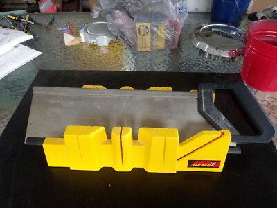 VINTAGE HEMPE Miter Box 14" Saw MADE IN USA tools Original box | eBay