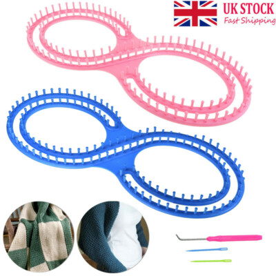Knitting Loom Set 8 Shaped Afghan Loom Board for DIY Yarn Blankets ...