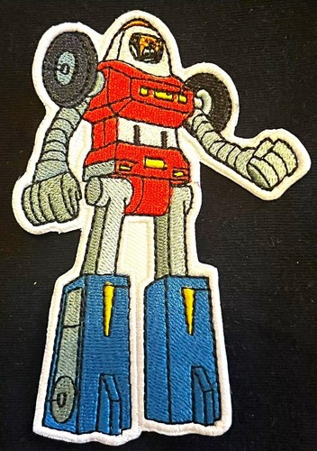 GO BOTS embroidered CY-KILL figure patch action Transformers vehicle ...