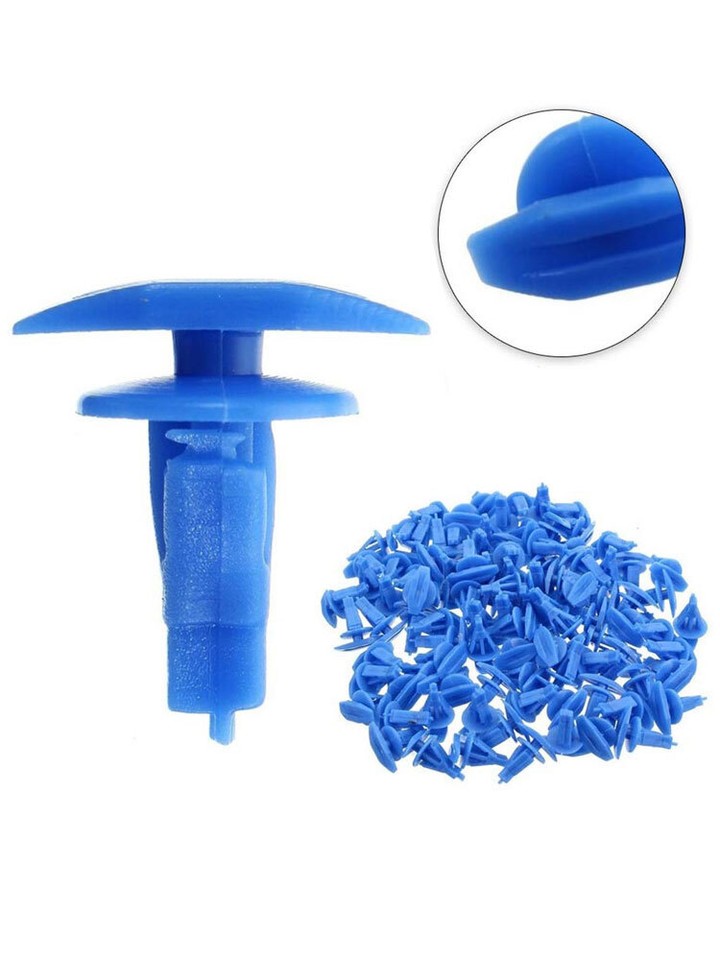 Car Blue Fastener Clip Door And Window Sealing Strip Weatherstrip ...