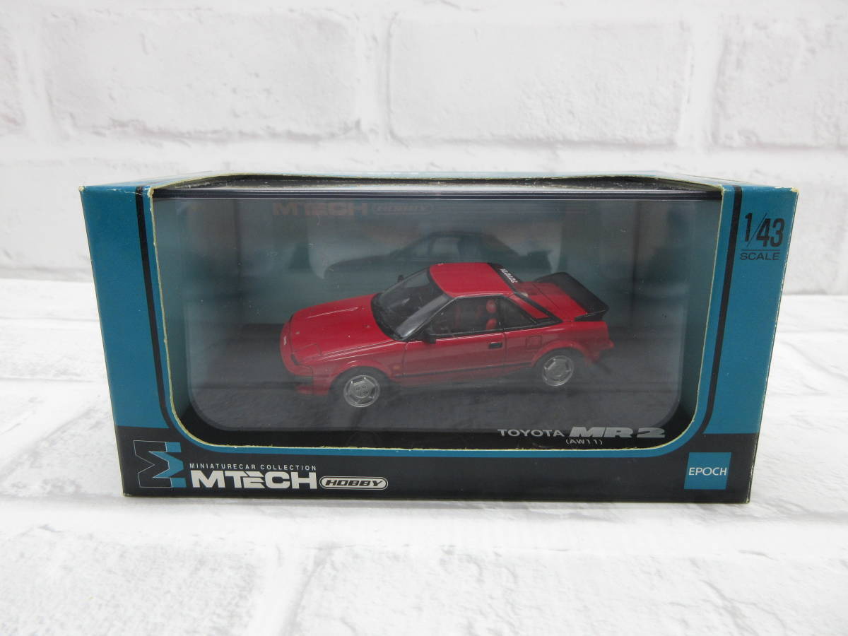 1/43 Epoch Mtech Toyota Mr2 Aw11 Red Model Minicar | eBay