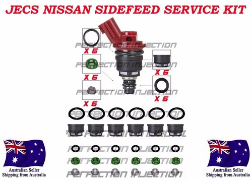 NISSAN SIDE FEED INJECTOR SERVICE REBUILD KIT SKYLINE RB25DET RB25DE ...