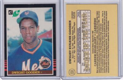 1985 Leaf Baseball Card # 234 Dwight Gooden Rookie New York Mets NM | eBay