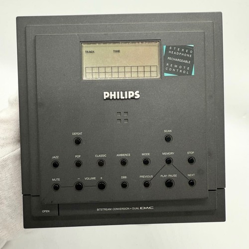 PHILIPS AZ6829/06 Portal CD player Made in Austria w/Power Adapter ...