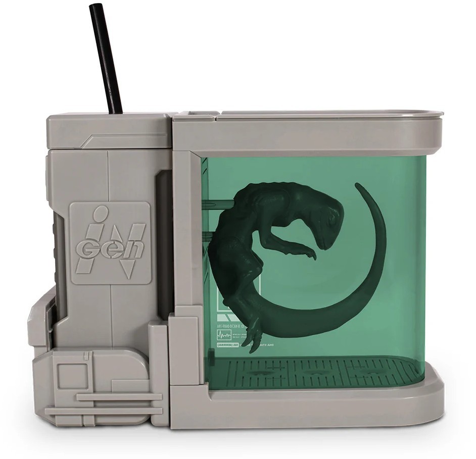 Jurassic World Rebirth Popcorn Bucket Container Incubator Dino LED ...