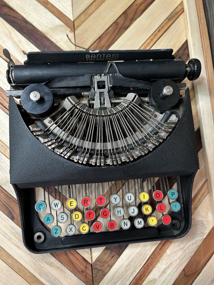 VTG Rare 1938 Remington Rem Rand Bantam Children’s Typewriter W ...