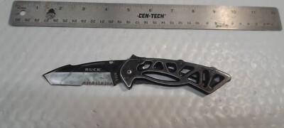 BUCK 870 SKELETON PARAFRAME 2015 FOLDING KNIFE | eBay