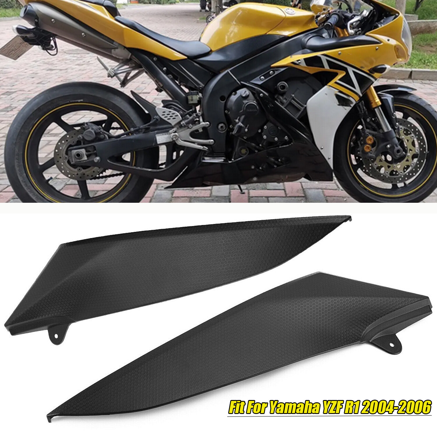 ABS Gas Tank Side Trim Insert Cover Panel Fairing Cowl for Yamaha YZF R1 04-06 | eBay