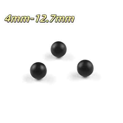 Black Round Solid Rubber Ball Bouncy BallNBR 70 Nitrile Rubber Balls ...