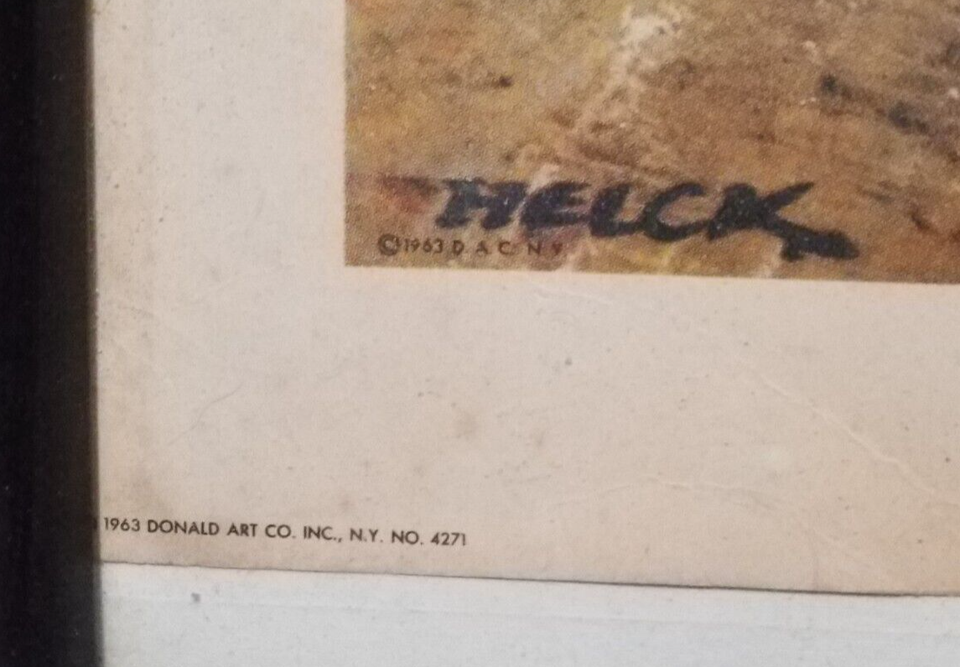 Vanderville Cup Race Orginal 1963 Print By Peter Helck Signed | eBay