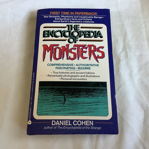 The Encyclopedia of Monsters by Daniel Cohen (1991 PB) - RARE | eBay
