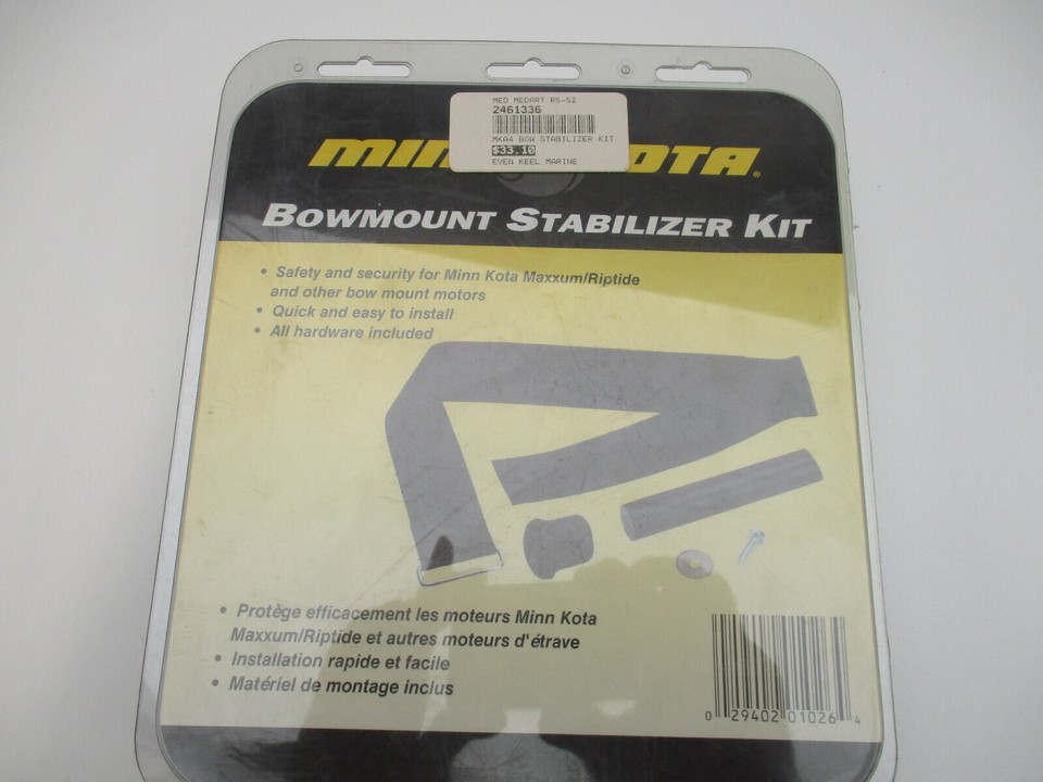 MKA-4 Minn Kota Bow-Mount Trolling Motor Stabilizer Kit, Top Mount | eBay