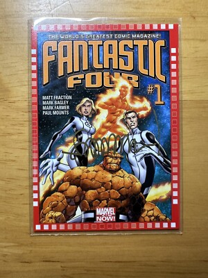 2013 13 UD MARVEL NOW! Fantastic Four #1 Matt Fraction Autograph Signed ...