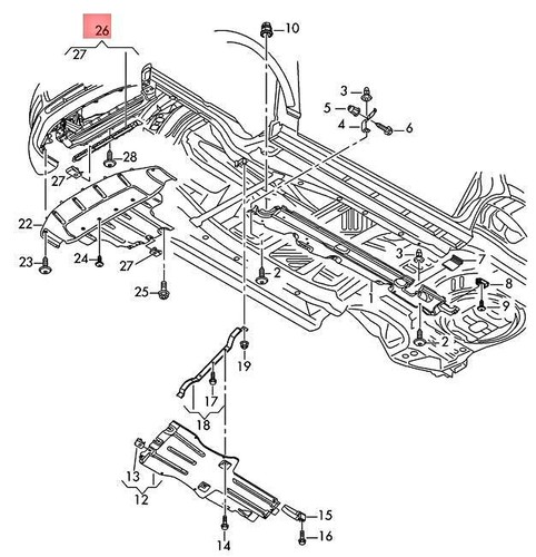 Genuine Connecting piece AUDI Q7 4L 4LB 7L8825195A | eBay
