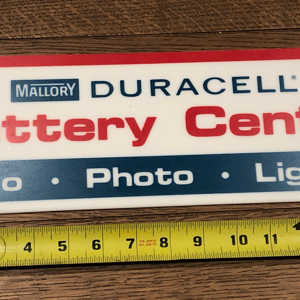 Vintage Mallory Duracell Radio Photo Lichting Camera Battery Store ...