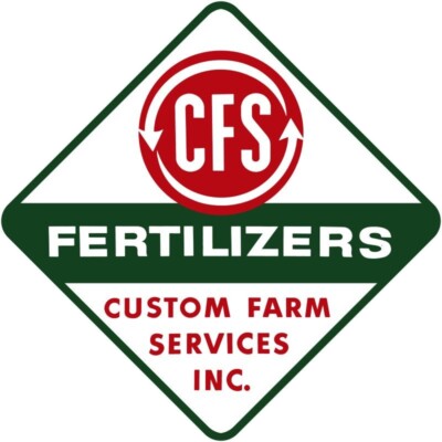 Custom Farm Services CFS Fertilizers NEW Sign 40" Square USA STEEL XXL ...