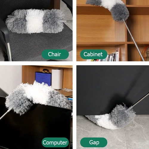 Extendable Feather Duster 280cm Long Telescopic Duster Magic Cobweb ...
