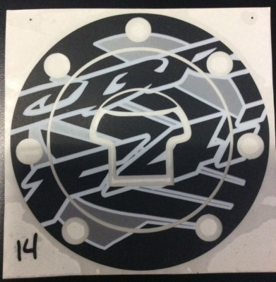 NOS HONDA MOTORCYCLE GAS CAP DECAL, 7 BOLT, CBR F4I, SILVER | eBay