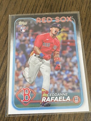 2024 Topps Series 1 Baseball Rookie Card Ceddanne Rafaela #313 Boston ...