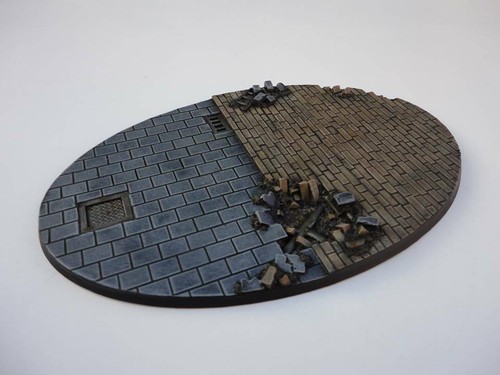 170mm oval resin base Ruins City Fight for Warhammer 40,000 40k Bolt ...