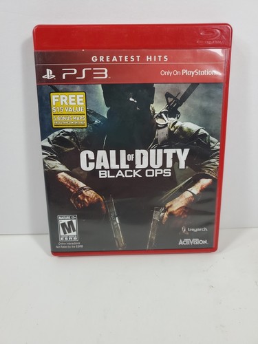 PS3 Call of Duty: Black Ops! Greatest Hits Edition- Red Case ...