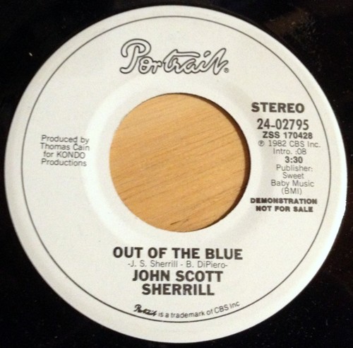John Scott Sherrill 45 Out Of The Blue PROMO NM | eBay