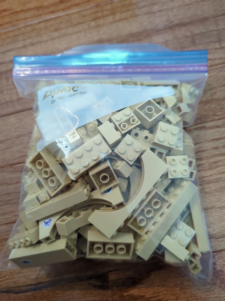 LEGO Bulk Bricks Beige 12.2 oz | eBay