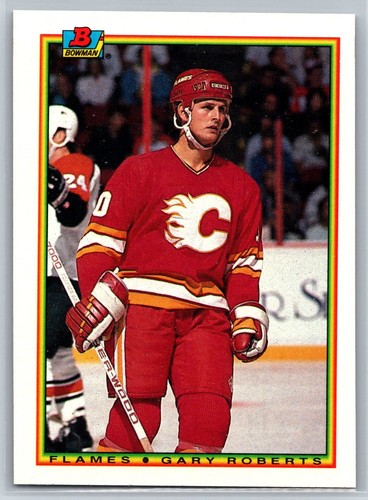 1990-91 Bowman Gary Roberts Calgary Flames #95 | eBay