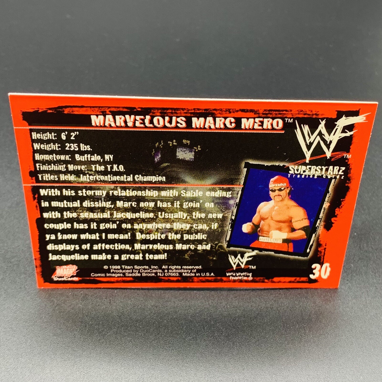 1998 Comic Images WWF Superstarz - Marc Mero #30 (RC) for sale online ...