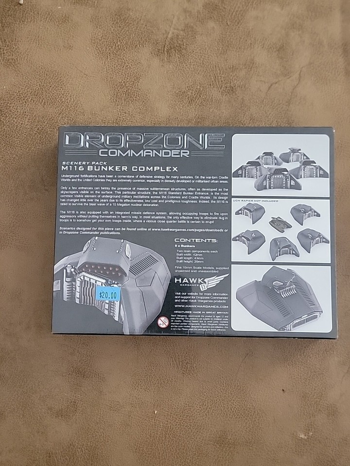 Hawk Wargames Dropzone Commander M116 Bunker Complex Scenery Pack | eBay
