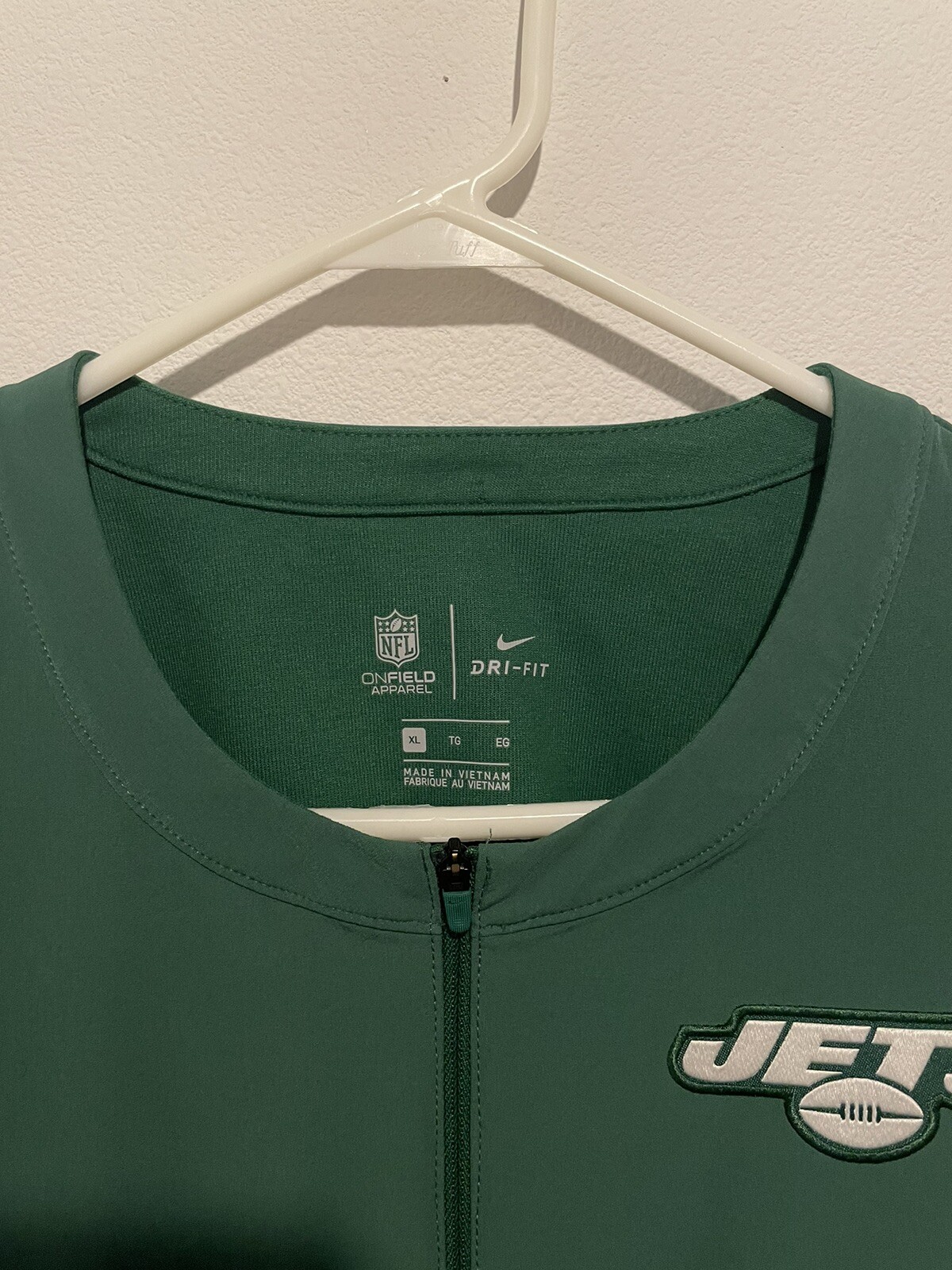 New York Jets Nike NFL On Field Apparel Dri-Fit Pullover Men's XL Green ...