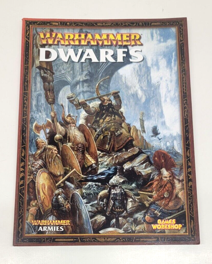 Warhammer Armies Dwarfs 2005 Book 6th Edition Games Workshop Expansion ...