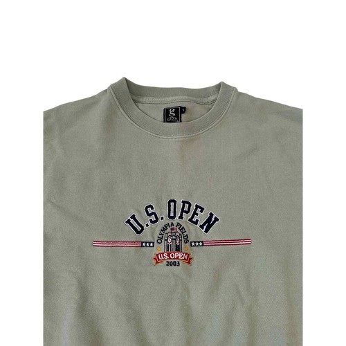Vintage 2003 US Open Olympia Field Embroidered Mens Small Crewneck ...