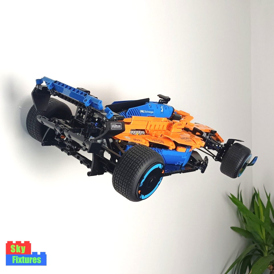 Wall mount bracket for LEGO Technic McLaren 42141 formula 1 STAINLESS ...