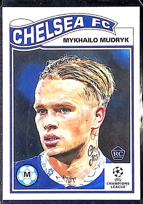 Mykhaylo Mudryk ⚡️🔥💥ROOKIE CARD ⚡️🔥💥 Topps Living Set #518 Chelsea FC ...