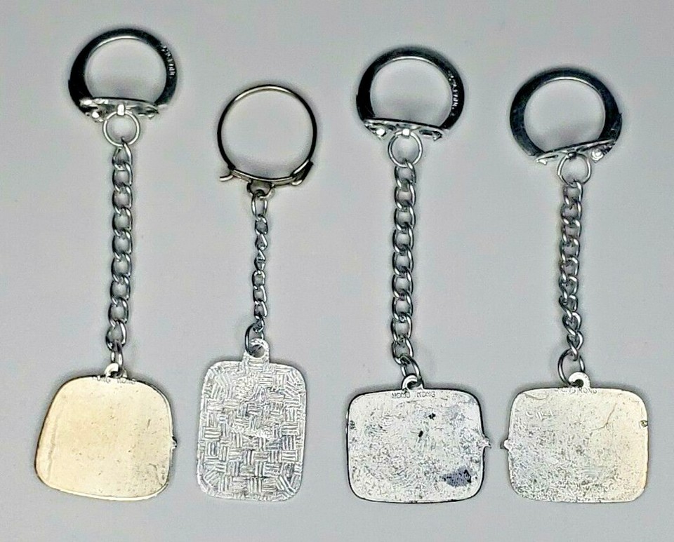 1960's Rare Antique Car Keychains Lot of 4 Vending Charm Hong Kong NOS ...