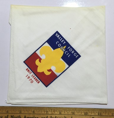 Valley Forge Council Unit Leader 1970 Neckerchief BSA Used | eBay