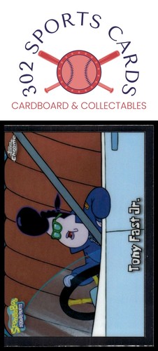 2025 Topps Chrome Sponge Bob Tony Fast Jr. | eBay