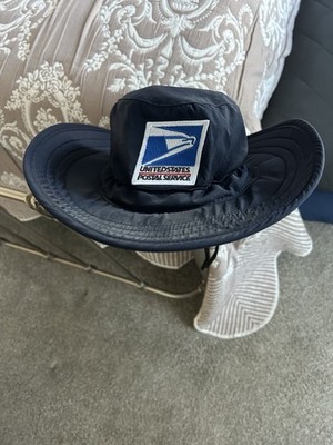 Vintage USPS United States Postal Service Blue Bucket Sun Hat Large ...