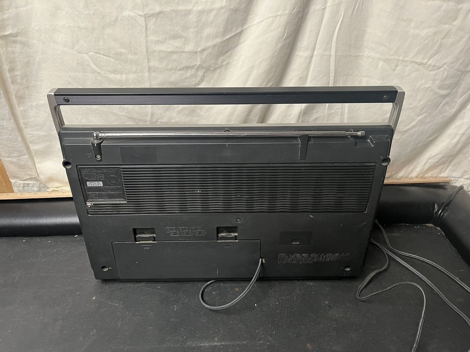 Sony CFS‑43 (Vintage Boombox / AM-FM Cassette Player) | eBay