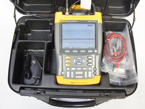 Fluke 199B 200MHz 2.5 GS/s Digital Oscilloscope Scopemeter Multimeter ...