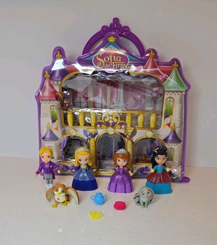 Disney Junior Sofia the First Castle Case 10 Pieces Complete Play Set 4 dolls | eBay