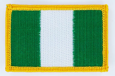 NIGERIA FLAG PATCH BADGE IRON ON NEW EMBROIDERED | eBay UK