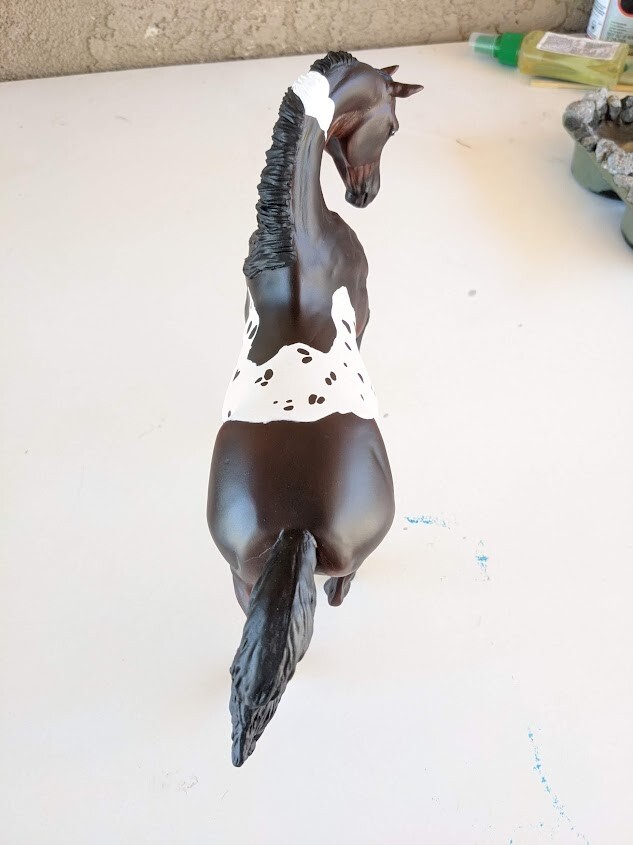 Drastic Custom Breyer Mustang Mare to Appaloosa Arabian - Traditional ...