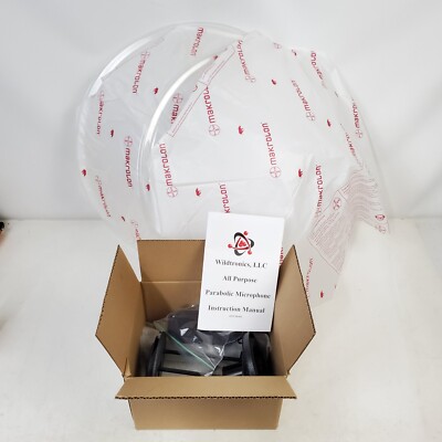 Wildtronics All Purpose Parabolic Microphone Kit New | eBay