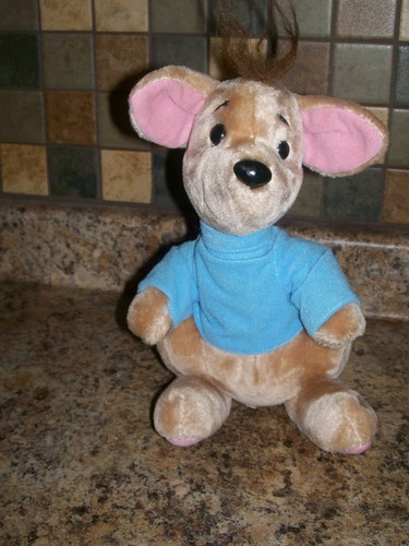 Vtg DISNEY WORLD Plush Baby ROO Kangaroo Winnie Pooh Stuffed Animal ...